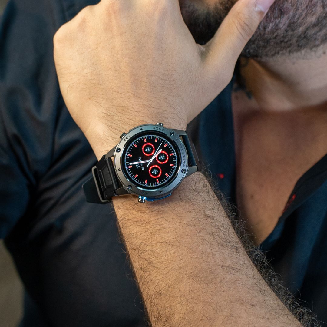 Smartwatch DM56 5ATM GPS Negro – Xendra Store